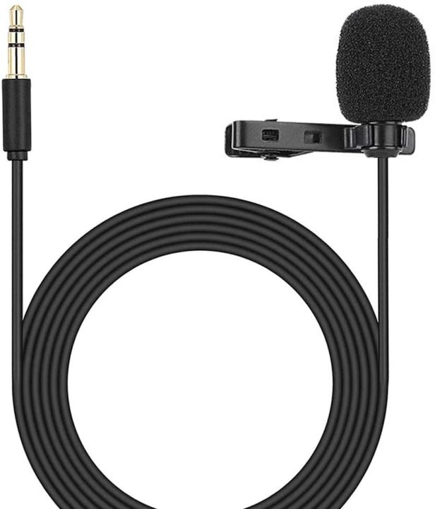 Collar Mic for Computer, Amplifier Speaker And Dslr – Trs 3.5Mm Clip-On ...