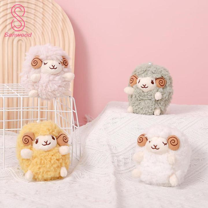 Sheep Plush Pendant Adorable Mini Cartoon Sheep Plush Pendant Soft Lamb ...