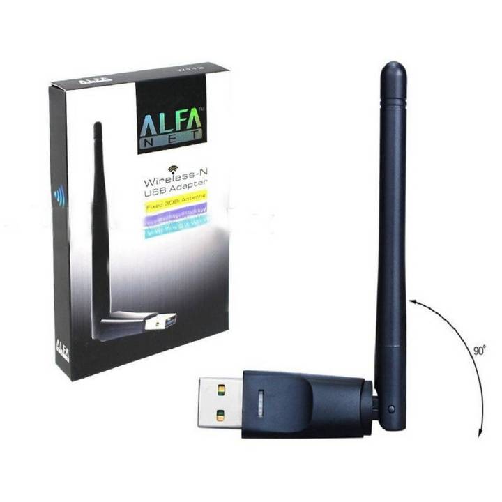 Alfa Wifi Net Wireless-N USB Adapter Fixed 3DBi Antenna Soft AP Wifi ...