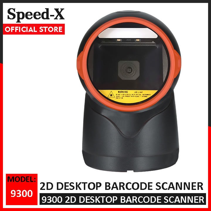 Speed-X 9300 2d Desktop Barcode Image Scanner With Surprise Gift | Daraz.pk