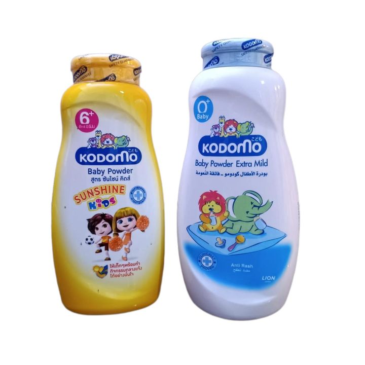 Kodomo Lion Baby Powder 180 G Extra Mild/ Gentle Soft/ Natural Soft Protection/ Sweetie Cool ...