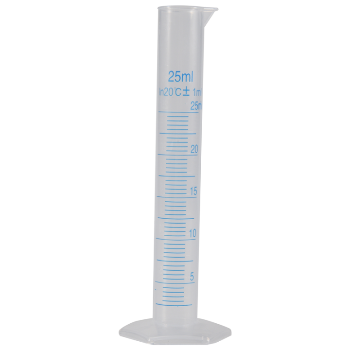 Measuring Cylinder Plastic Graduated Tube Tool for Lab(25Ml) | Daraz.pk