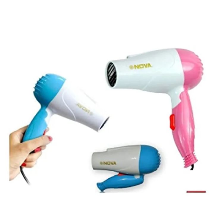 Professional foldable hair dryer machine for girls/men/women comes with ...