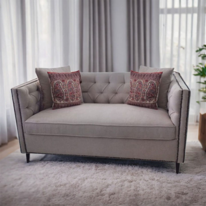 2 seater sofa/ Two seater sofa/ tudted sofa/ reluxer sofa/ comfortable ...