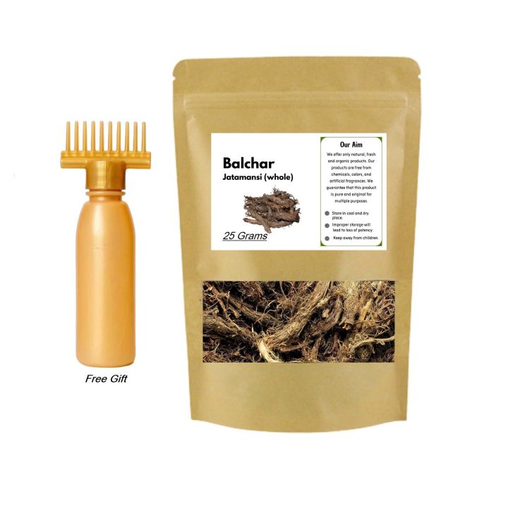 Balchar (Balchar Booti) Jatamansi (Balchar) 25Gram + Free Comb Bottle ...