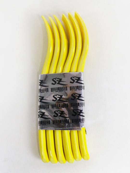 Pack of 6 Melamine Forks Yellow | Daraz.pk