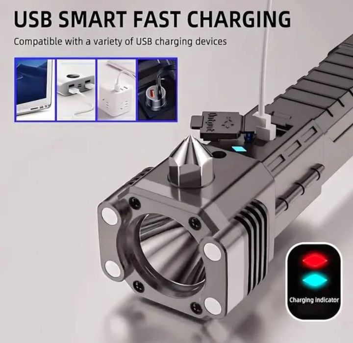 Sarth Enterprise Led 3W Torch Light Rechargeable Torch Flashlight,Long ...