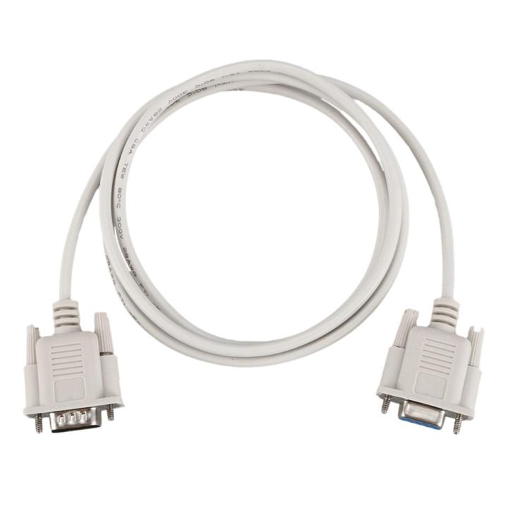 2X RS232 DB9 9 Pin Male to Female Serial Port Cable Industrial Adapter ...