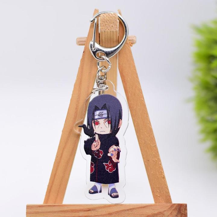 Cute Q Version Characters Naruto Keychain Itachi Cartoon Double-Side ...