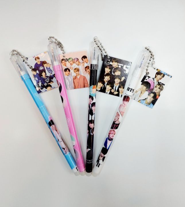 BTS Bangtan Boys Theme Gel Pen Attached for Kids, Birthday Return Gifts ...