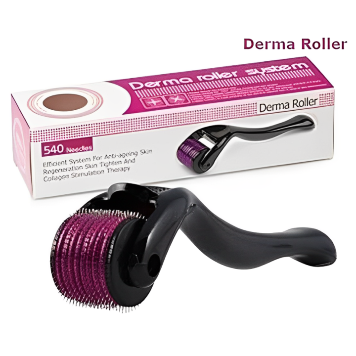 Derma Roller - Reduce Fine Lines for Smooth Skin 0.5 Mm Hair & Skin ...