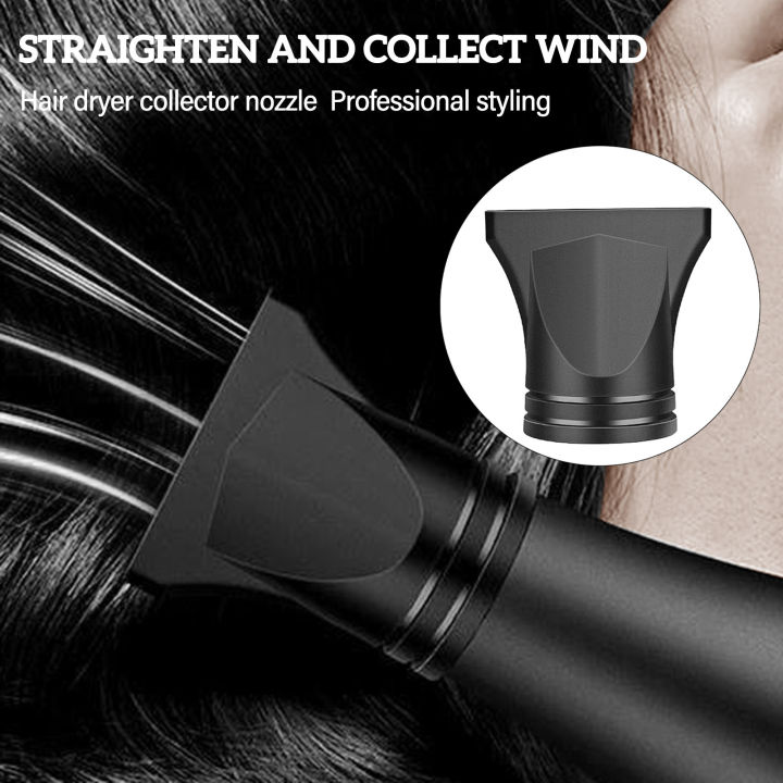 HD-200 Hair Dryer Nozzle 8x7.5cm Styling Concentrator Attachment Black ...