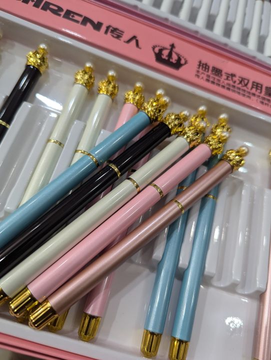 crown pen ink pen multi colour pen liquid ink pen fine tip pen good ...