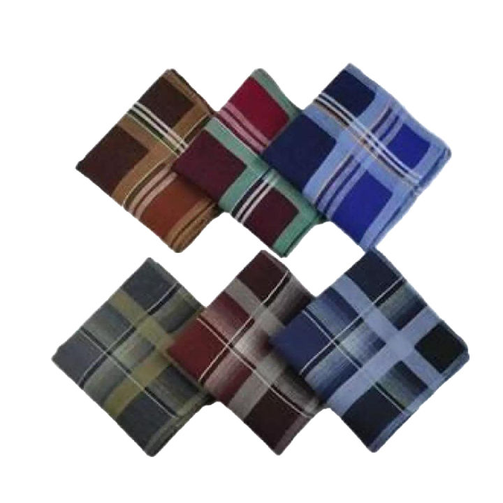 Pack of 6 Gents Handkerchief | Daraz.pk