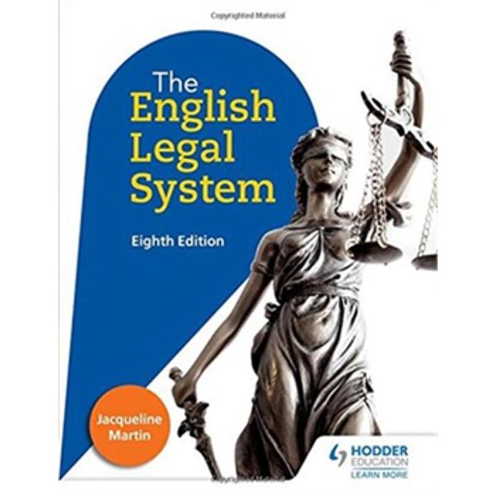 the english legal system (8th edition) | Daraz.pk
