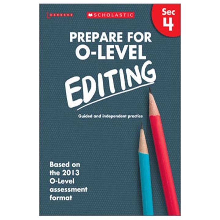 Prepare For O-Level: Editing (Sec 4) (Pb) | Daraz.pk