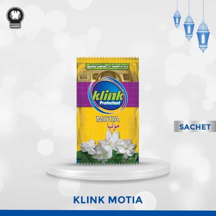Pack of 10 sachets Klink Dashboard Polish Motia Luster Car Cleaner and ...