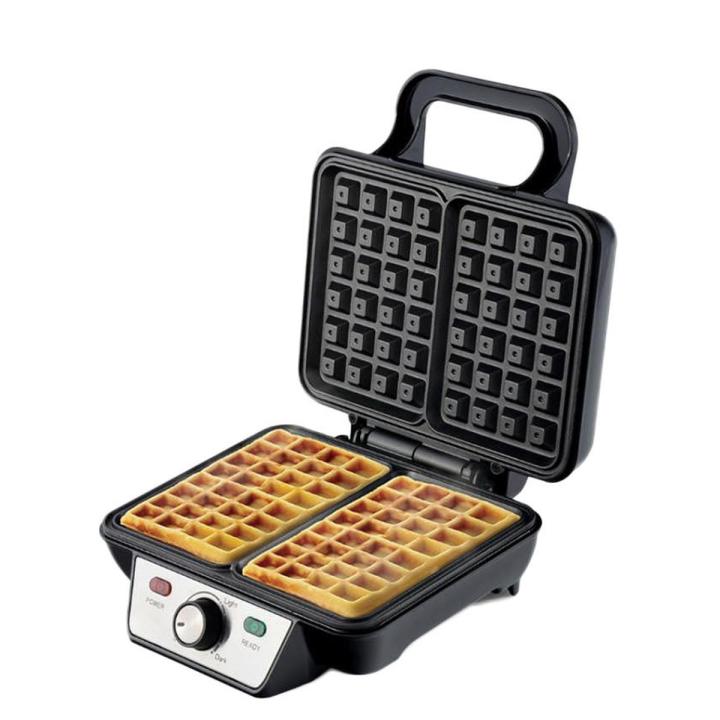 WF-8103 - Deluxe Waffle Maker - 1000 Watts - Black & Silver | Daraz.pk