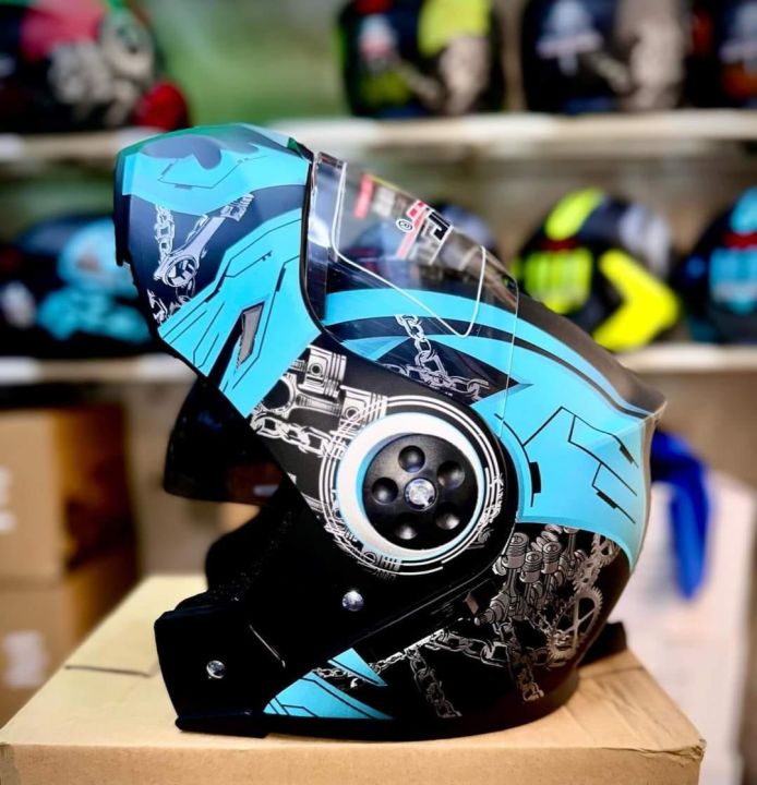 HELMET 3 in 1 Flip up FOR Bike - DUAL VISOR | Daraz.pk