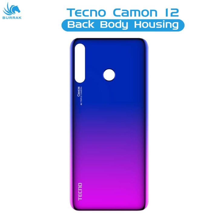 Tecno Camon 12 Rear Back Body Casing Housing Replacement Battery Back ...