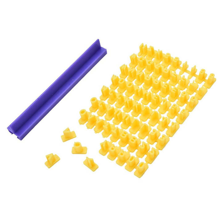 Plastic Fondant Alphabet SMS Embosser Cutter Set | Daraz.pk