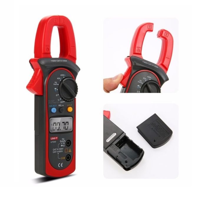 Original UNI-T UT203 AC DC Digital Clamp Multimeter voltage meter ampere meter | Daraz.pk