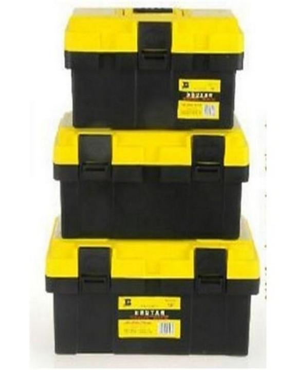 Bs-21016 Plastic Tool Box 16''-Yellow & Black | Daraz.pk