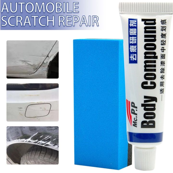 Car Scratch Remover Repair Paint Body Compound Paste Sponge Removing ...