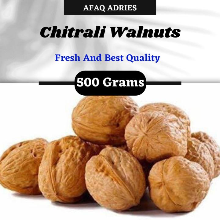 Walnut Chitrali Akhrot (اخروٹ) With Shell Fresh Stock 500 Grams | Daraz.pk