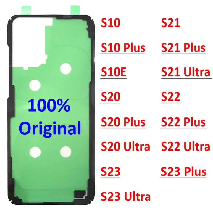 Back Cover Door Sticker Adhesive Tape Waterproof For S10 S10e S20 S21 ...