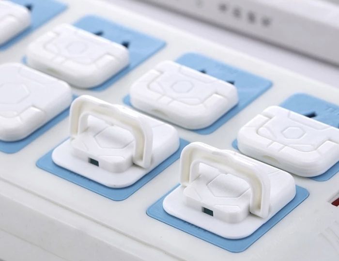 Pack of 10 Power Socket Cover Outlet Plug Covers Kids Electric Safety ...