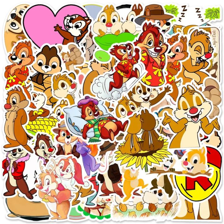 10/30/50pcs Disney Chip 'n' Dale Cartoon Stickers for Phone Case ...
