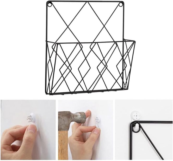 Wall Mounted Magazine Rack Wall Magazine Rack Hanging Magazine Holder ...