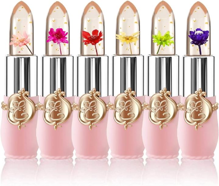 Crystal Jelly Flower Color Changing Lipstick, PH lipstick color ...