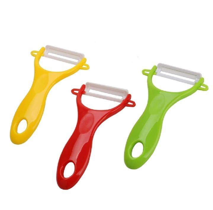 Pack of 3 Multifunction Ceramic Blade Potato Peeler with PP Handle for ...