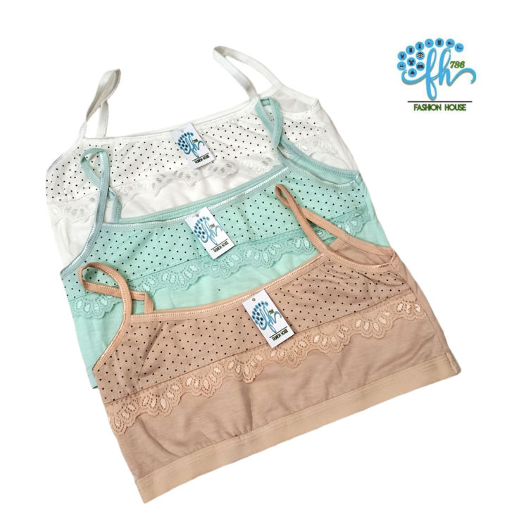 02 Bidies For Girls Bra Cotton without steel ring wipe wrap-around Bra ...