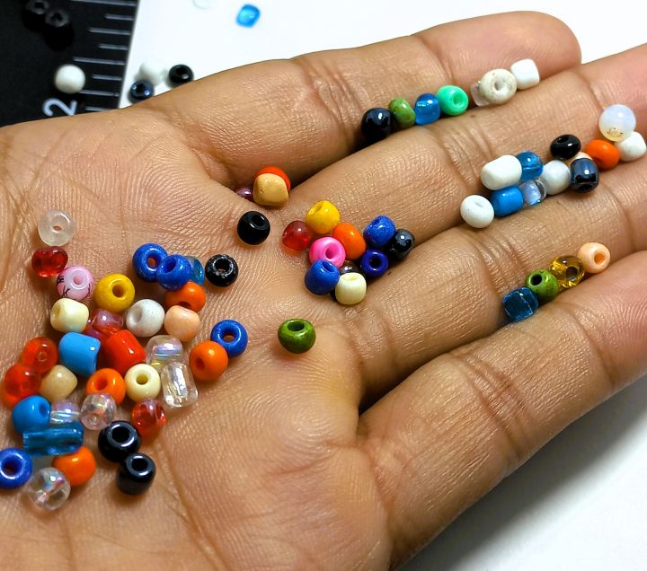 Pack of 300pcs, Multi Color Seed Beads, Mini Beads, Poth Beads, About 2 ...