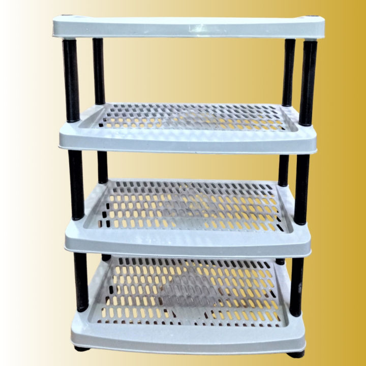 Foldable Shoe Rack Organizer 4 Step High Quality Unbreakable Plastic ...