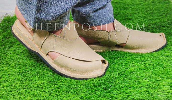 Handmade Zardari Design Peshawari Chappal – Premium Hicuram Leather ...