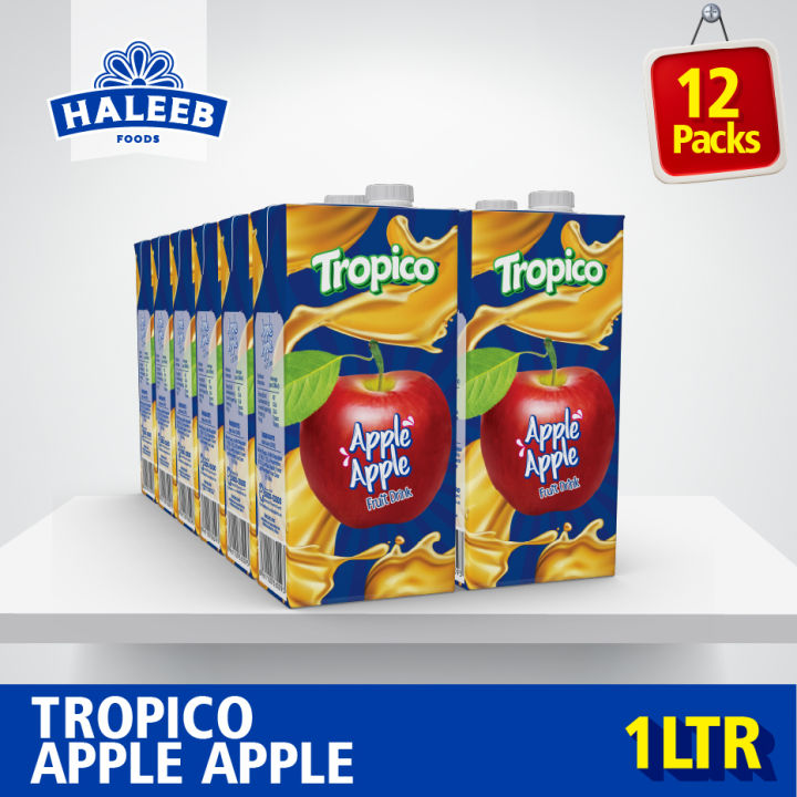 Tropico Apple juice 1000ml - Fruit Drink-Pack of 12 | Daraz.pk