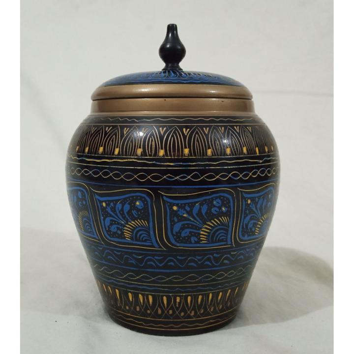 Lacquer Candy Jar, Wooden Candy Jar, Naqshi Art Wooden Candy Jar."5 ...
