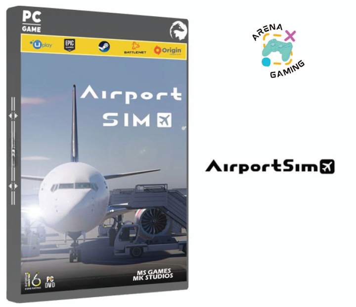 AirportSim (PC GAME) OFFLINE GAME -DVD- | Daraz.pk