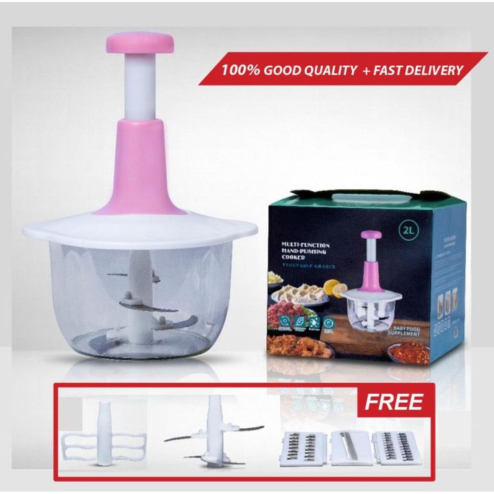 Kitchen Hand Manual Food, Vegitable & Meat Chopper – 1.5L & 2L | High ...