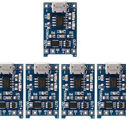 BMS Tp4056 Lithium Battery 1860 Charger Module 1A 3.7V with Battery ...