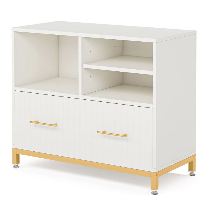 File Cabinet Stand with Drawer & Open Storage Spaces | Daraz.pk
