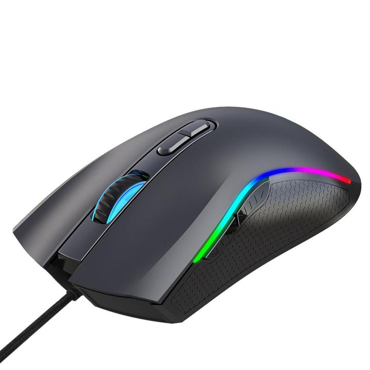 Hongsund New Macro Programming RGB 7200DPI Luminous Game Mouse Electric ...