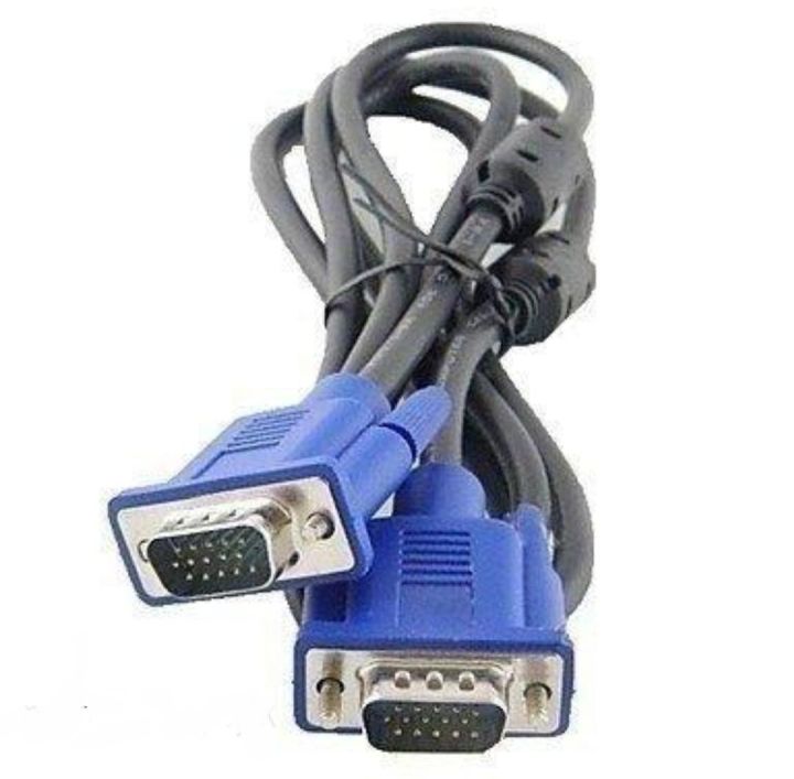 VGA CABLE - 15 PIN - MALE TO MALE - 1.5Meter | Daraz.pk