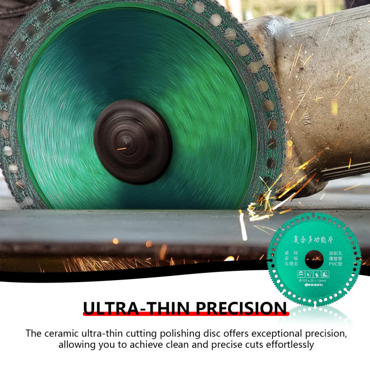Ultra-Thin Tile Cutting Wheel 10cm Ceramic Wood PVC Marble Cutting Disc ...