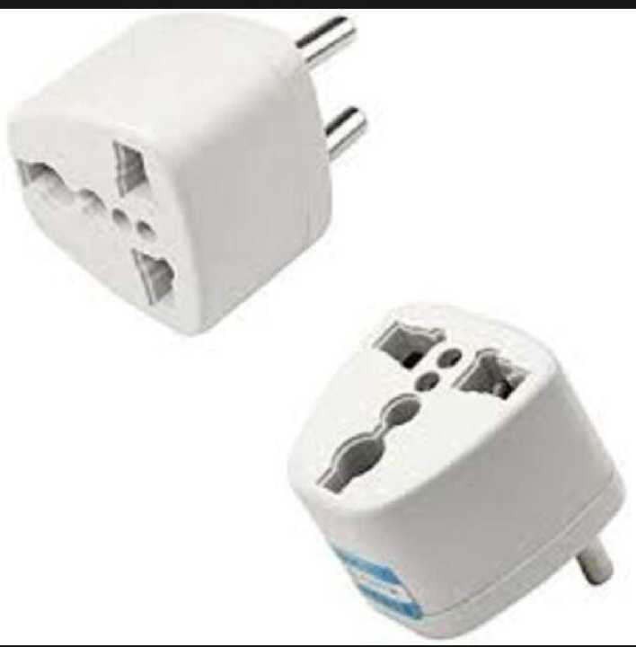 Pack Of 2 - 3 To 2 Pin Converter Plug | Daraz.pk