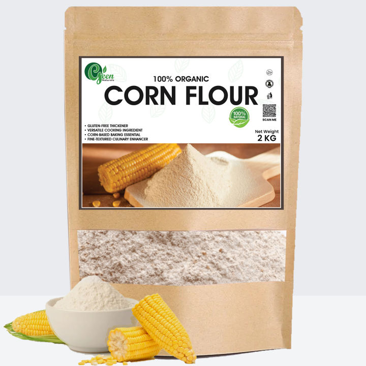 Cornflour | Makai Atta (Corn Starch For Soup,Sauces,Gravy)- 2 KG | Daraz.pk